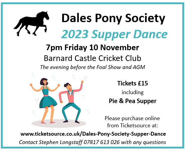 2023 Supper Dance – Dales Pony Society